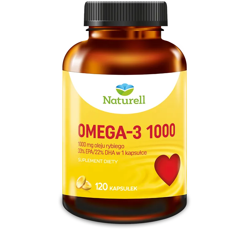 Naturell Omega-3 1000 (120 kapsułek) | Produkty Naturell
