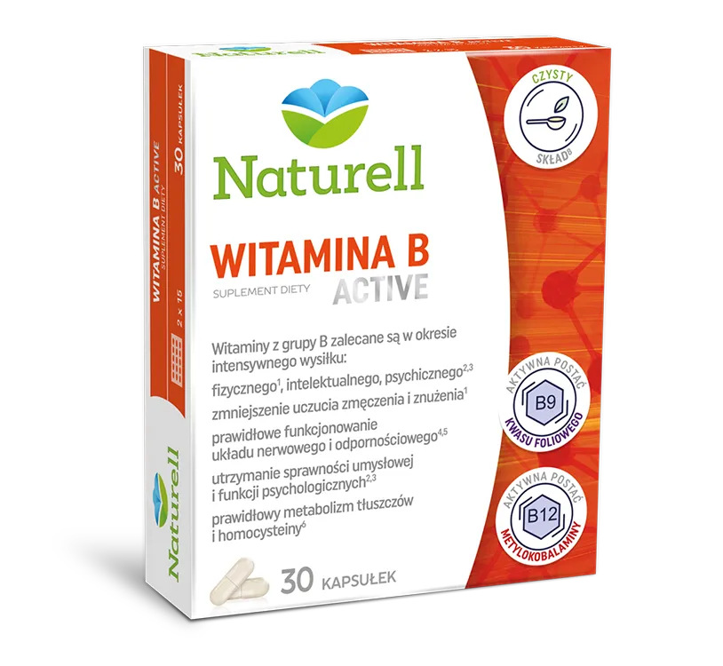 Naturell Witamina B ACTIVE (30 kapsułek) | Produkty Naturell