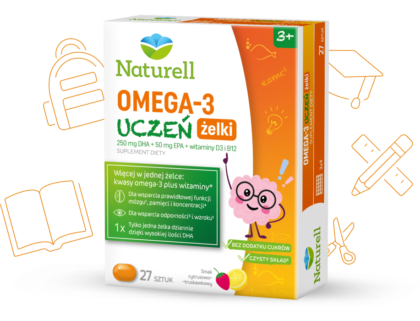 Naturell Omega-3 (120 kapsułek) | Produkty Naturell