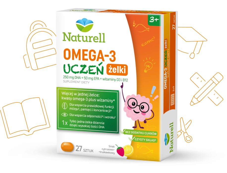 Naturell Omega-3 (120 kapsułek) | Produkty Naturell