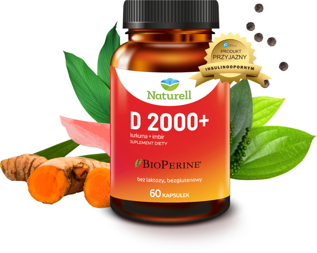 Naturell Witamina D 2000+ (60 kapsułek) | Produkty Naturell